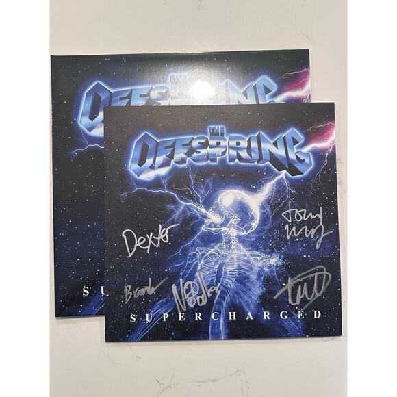 Autograph | Media | The Offspring Signed Lp Supercharged Limited ...